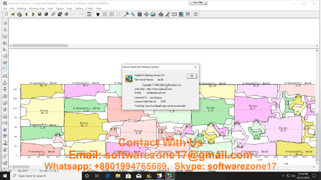 StyleCad V9 With Auto Marker Windows 10 | Full Program | - SoftZone17