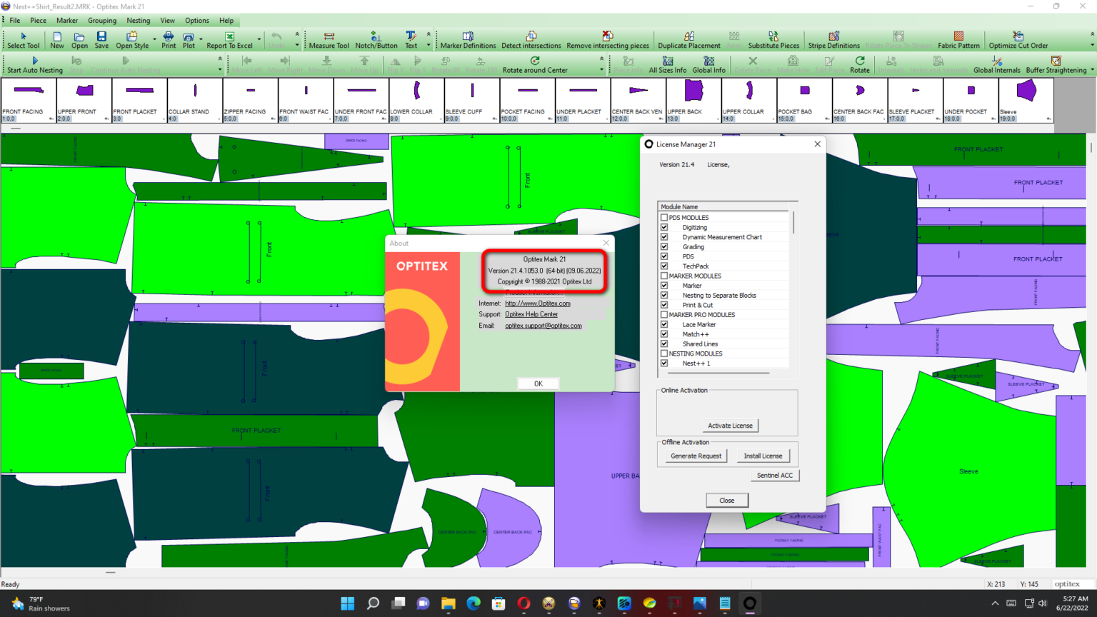 Optitex 21.4 3D & Nest Multicore Full Pack Released 09 June 2022