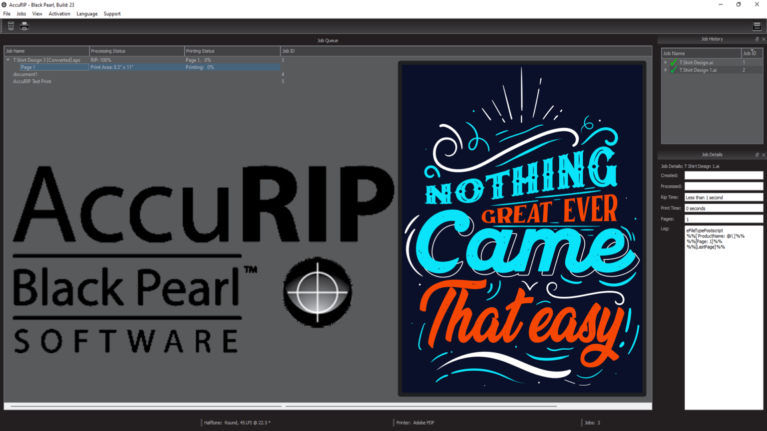 AccuRIP Black Pearl Screen Printing Rip Software